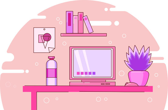 Pink Workplace Images – Browse 52,419 Stock Photos, Vectors, and Video ...