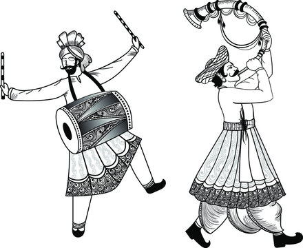 Indian Baraat Vector