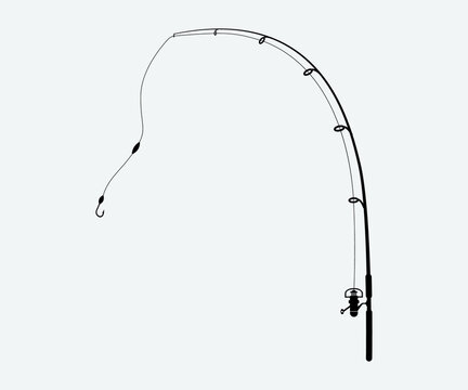 Clipart Fishing Poles And Fish