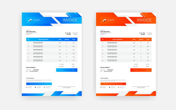 "Invoice Template" Bilder – Durchsuchen 3,073 Archivfotos ...