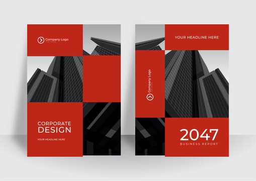 Company Profile Template Editable Red Images – Browse 289 Stock Photos ...