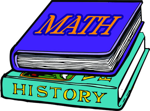 Math Book Clip Art