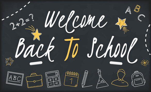 Welcome Back Chalkboard Images – Browse 16,196 Stock Photos, Vectors ...