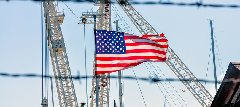 American Flag Construction Images – Browse 15,058 Stock Photos, Vectors ...