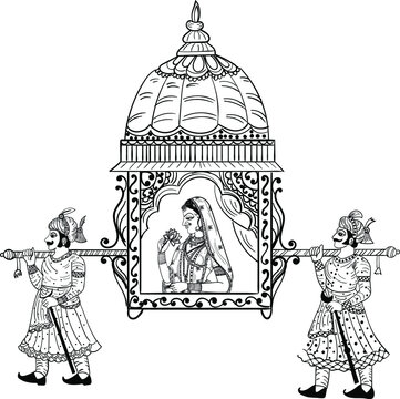Indian Wedding Doli Clipart Images