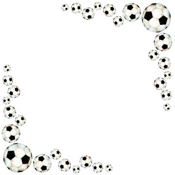 Soccer Ball Border Clip Art