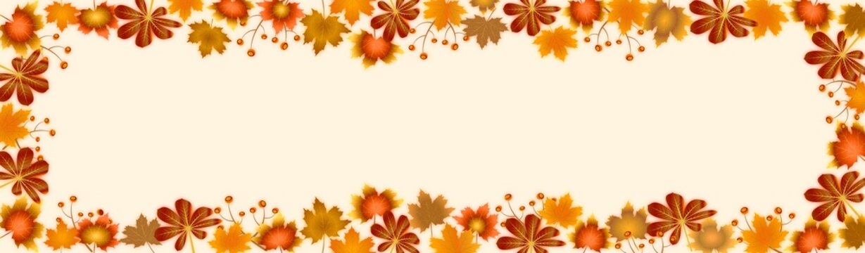 Fall Leaves Header