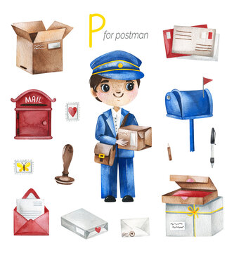 Bag For Kids Clipart Mail