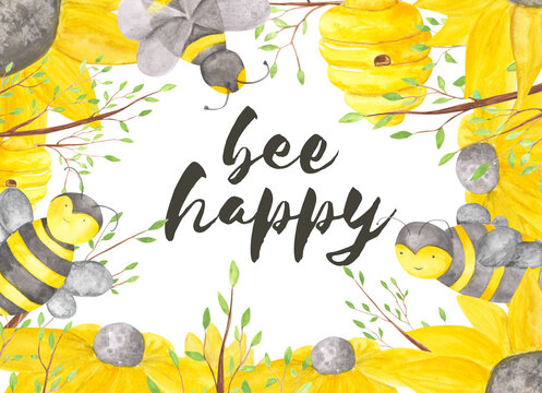 "Bee Happy" Images – Browse 389 Stock Photos, Vectors, and Video ...