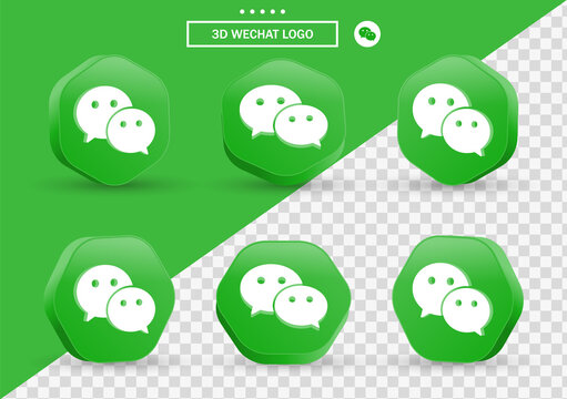 We Chat Icons Buttons