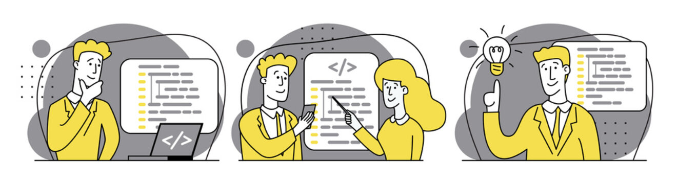 Web Developer Cartoon Images – Browse 16,433 Stock Photos, Vectors, and ...