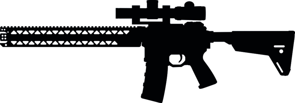 Ar-15 Silhouette Images – Browse 82 Stock Photos, Vectors, and Video | Adobe Stock