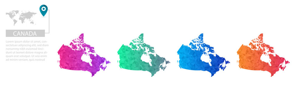 Colourful Canada Map Images – Browse 4,366 Stock Photos, Vectors, and ...