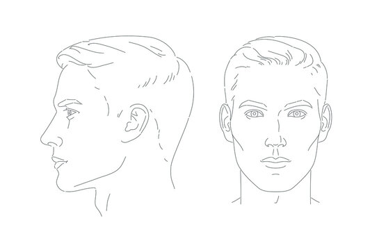 Boy Face Template