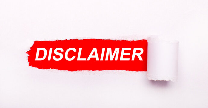 รูปภาพDisclaimer – เลือกดูภาพถ่ายสต็อก เวกเตอร์ และวิดีโอ3,597 | Adobe ...