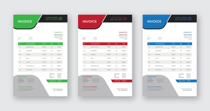 "Invoice Template" Bilder – Durchsuchen 3,073 Archivfotos ...