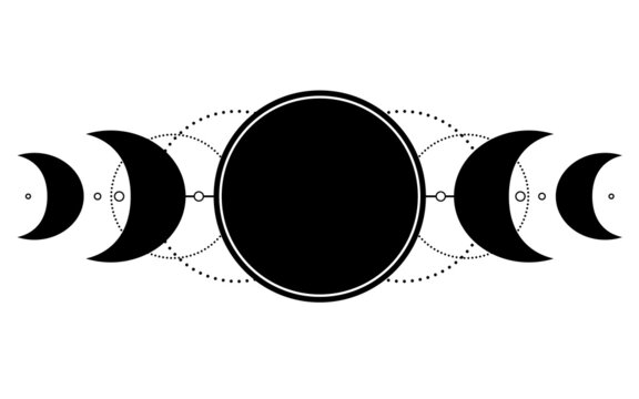 Pagan Full Moon Coloring Pages