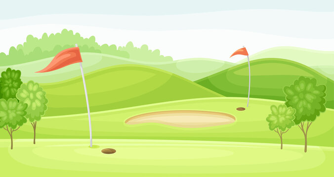 Golf Green Cartoon bilder – Bläddra bland 4,397 stockfoton, vektorer ...