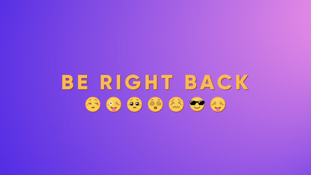 "Be Right Back" Images – Browse 433 Stock Photos, Vectors, and Video ...