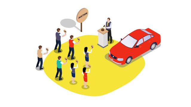 Auction Cartoon Images – Browse 3,432 Stock Photos, Vectors, and Video ...