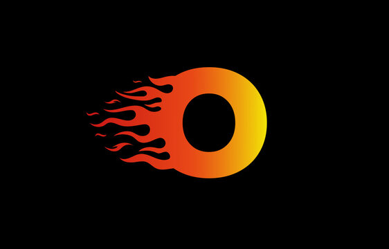 Letter O Fire