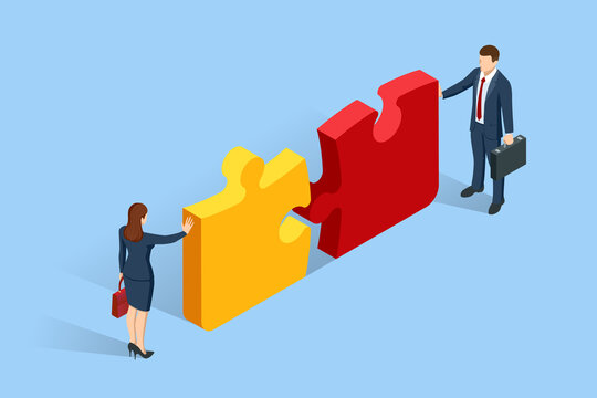 Two People Connect Cartoon Images – Browse 876 Stock Photos, Vectors ...