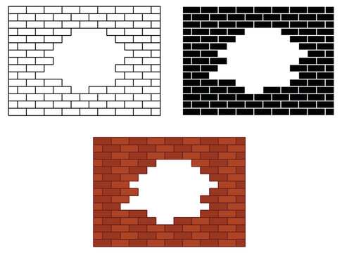 Break Through Wall Cartoon Images – Browse 1,878 Stock Photos, Vectors ...