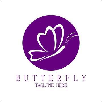 Purple Butterfly Logo Images – Browse 3,531 Stock Photos, Vectors, and ...