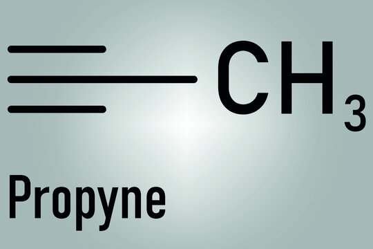 Structural Formula Of Propyne