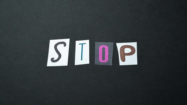 "Stop Word" - Images et vidéos libres de droits | Adobe Stock