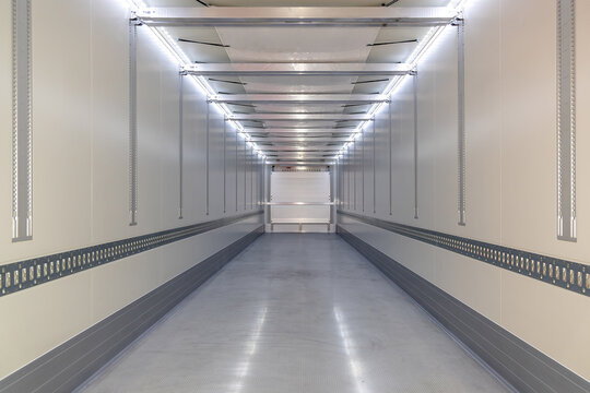 Semi Truck Trailer Inside