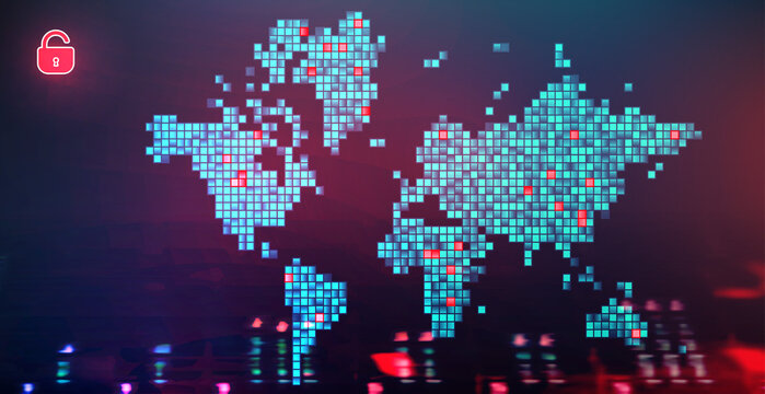 Hackers World Map Wallpapers - Infoupdate.org