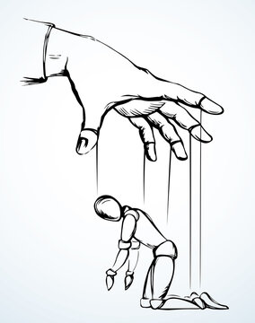 Marionette Puppet Drawing