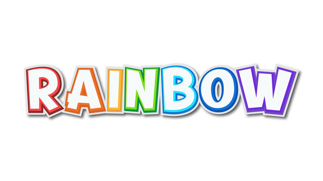 "Rainbow Text" Bilder – Durchsuchen 121 Archivfotos, Vektorgrafiken und ...