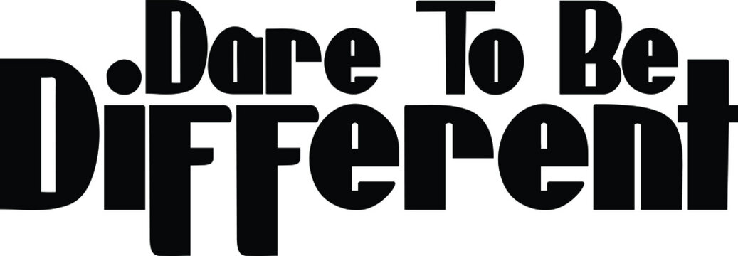 Dare To Be Different Logo