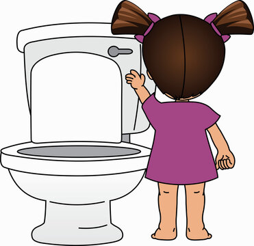 Flush Toilet Clip Art