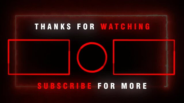 Youtube End Screen Images – Browse 1,005 Stock Photos, Vectors, and ...