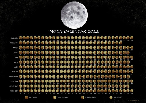 Moon Calendar June 2022
