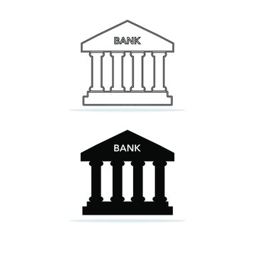 Afbeeldingen over "Bank Symbol" – Blader in stockfoto's, vectoren en ...