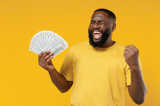 Real Black People Holding Money