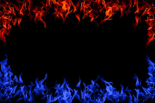 Blue Fire Border