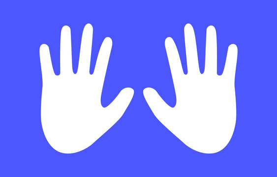 Two Open Hands Clipart