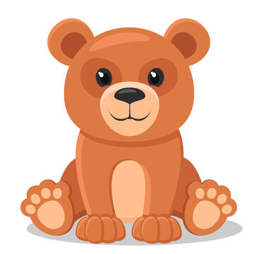 Clipart Of A Sitting Bear