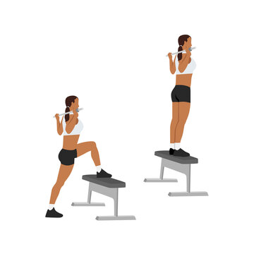 How To Do Single Leg Step Ups Tips, Benefits, Variations, Sets And Reps ...