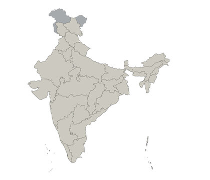 Bharat Map Outline