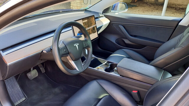 Tesla 4 Door Interior