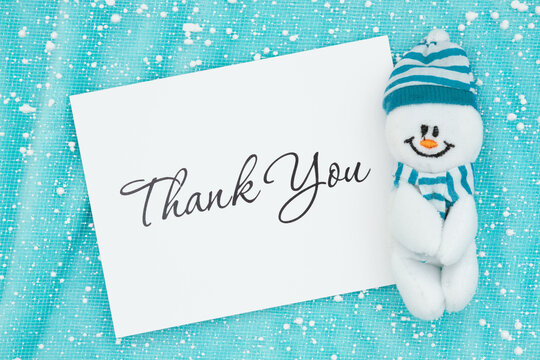Winter Thank You Funny