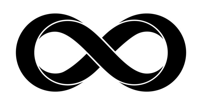 Double Infinity Symbol Blue