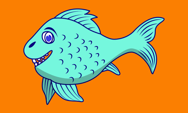 Smiling Fish Clipart