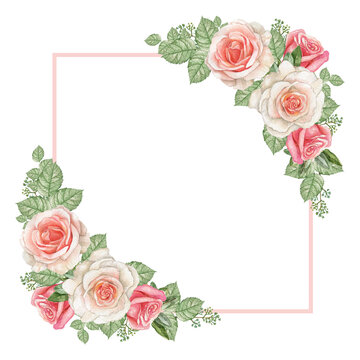Pink Rose Corner Border Images – Browse 4,491 Stock Photos, Vectors ...